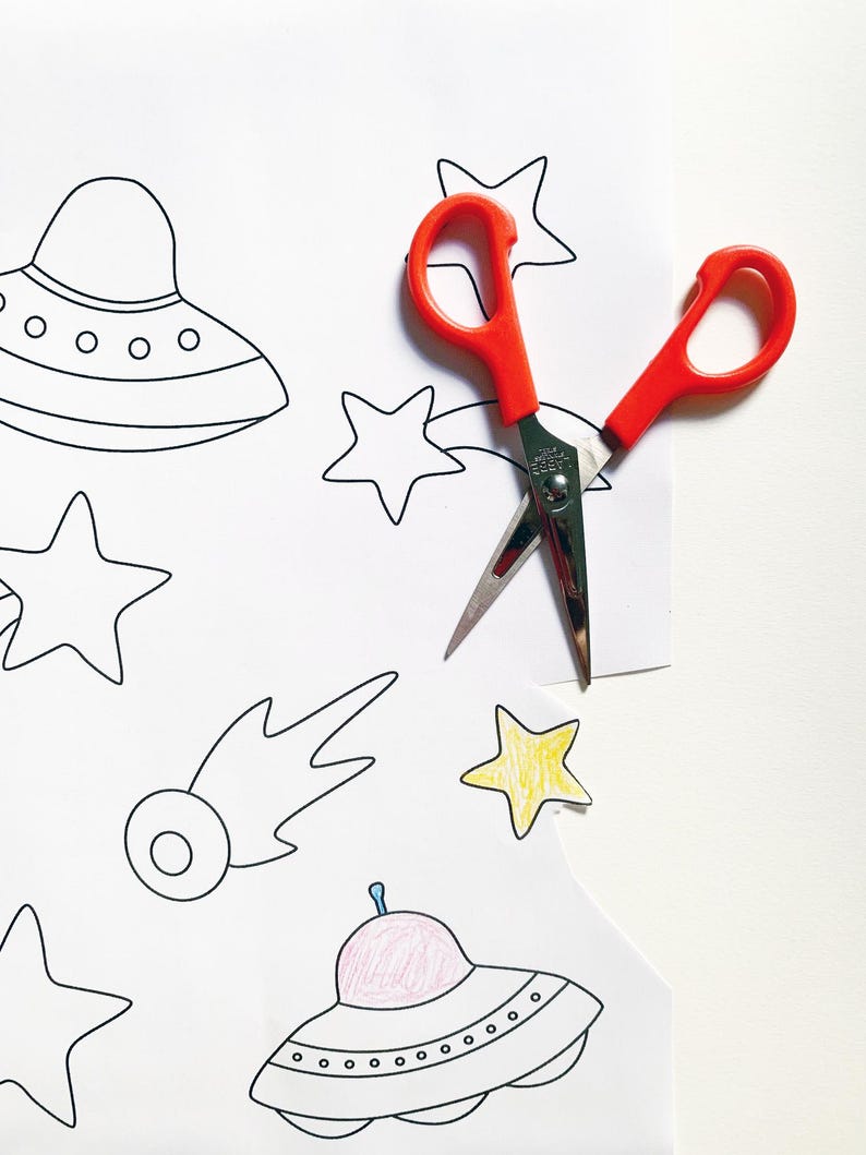 Astronauts in Space | DIY Space Collage | Printable Astronaut Templates ...