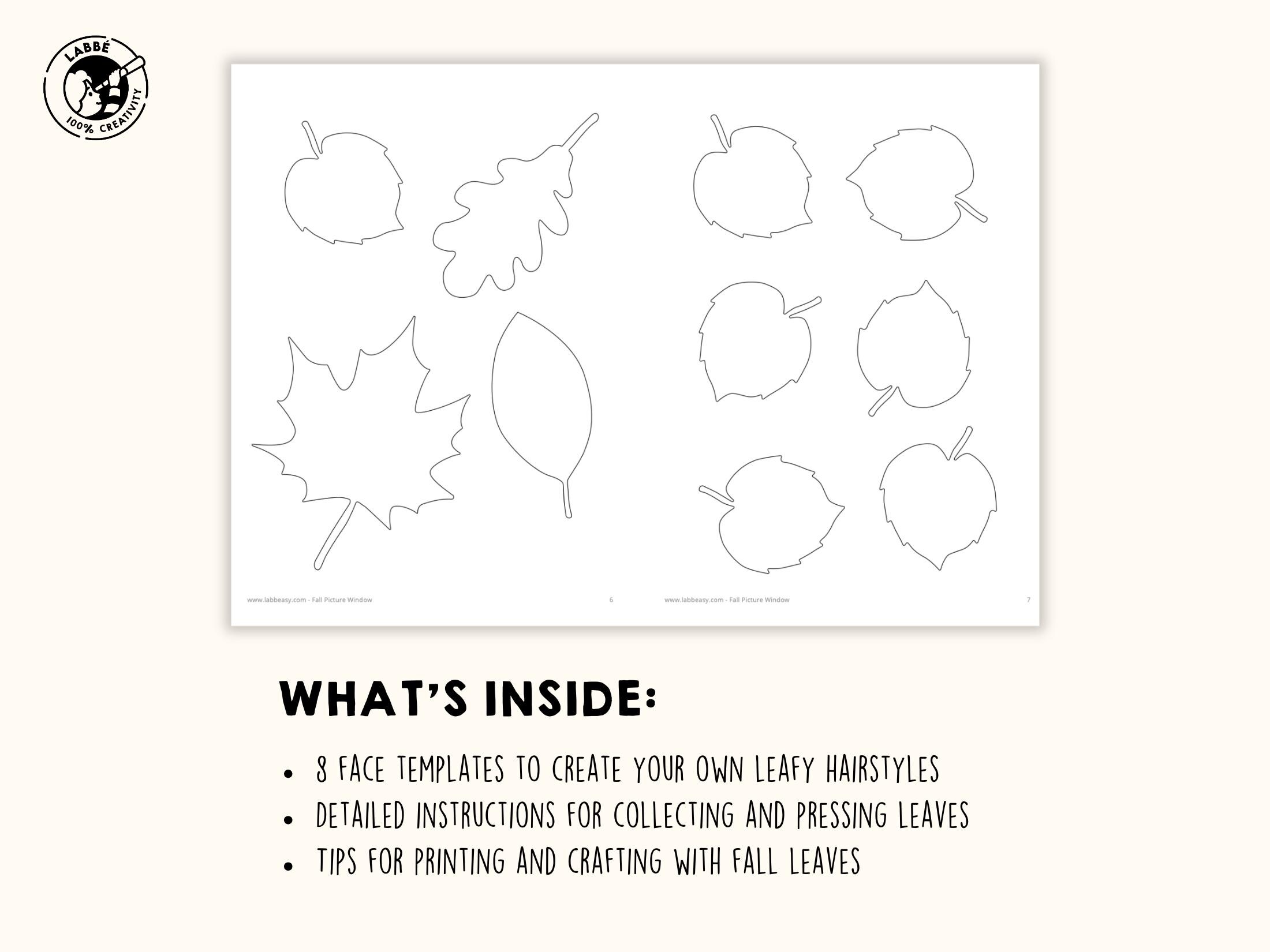 Fall Leaves Picture | Autumn Decor for Kids | DIY Fall Scenes ...