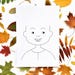 Fall Leaf Art: DIY Hairstyles, Printable Faces (PDF Pattern) - Etsy