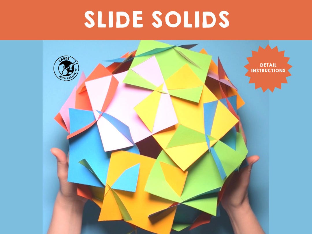Slide Solids | Geometric Paper Constructions | DIY Craft Project ...