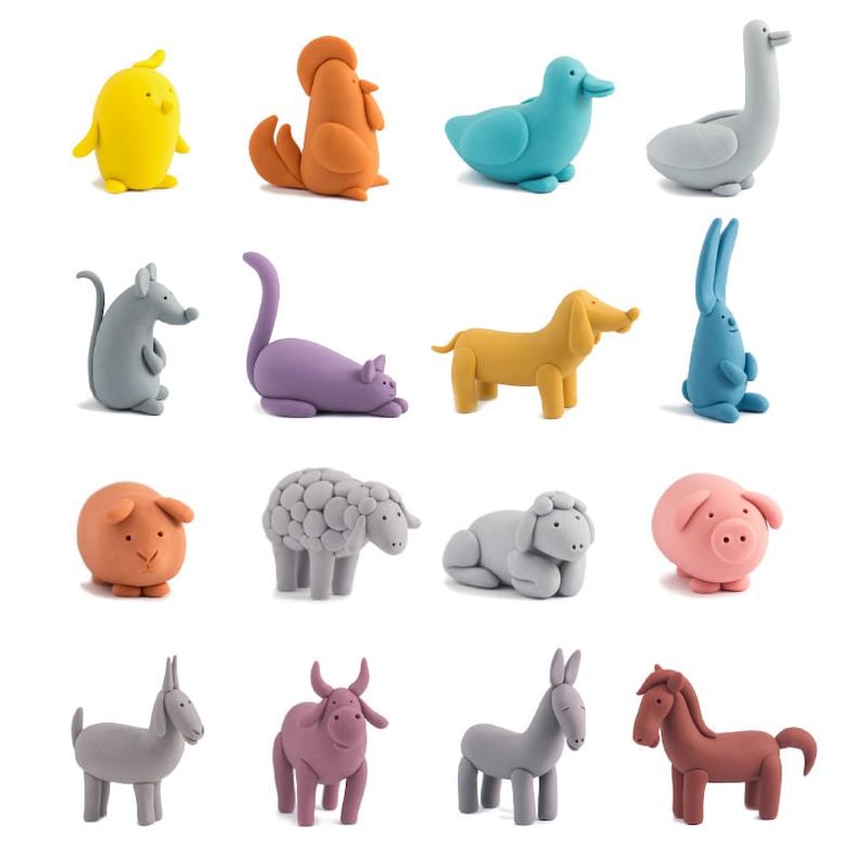 Clay Animal Sculpting Guide: DIY Kids Craft (step-by-step-instructions ...