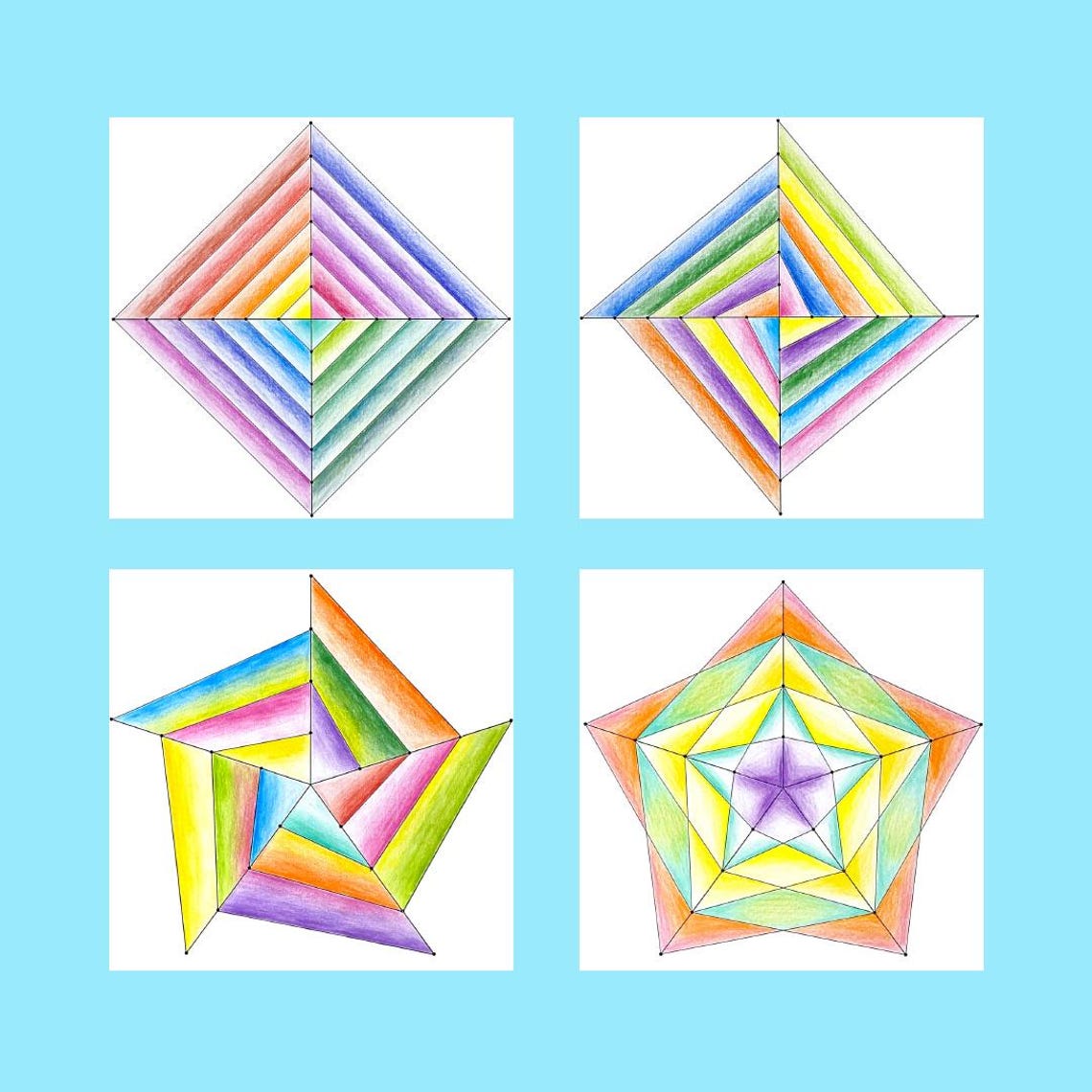 Drawing With Rulers | 18 Tracing and Drawing Worksheets | Fine Motor ...