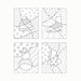 Pop-art Winter Winter Coloring Pages DIY Art Activity Printable Winter ...