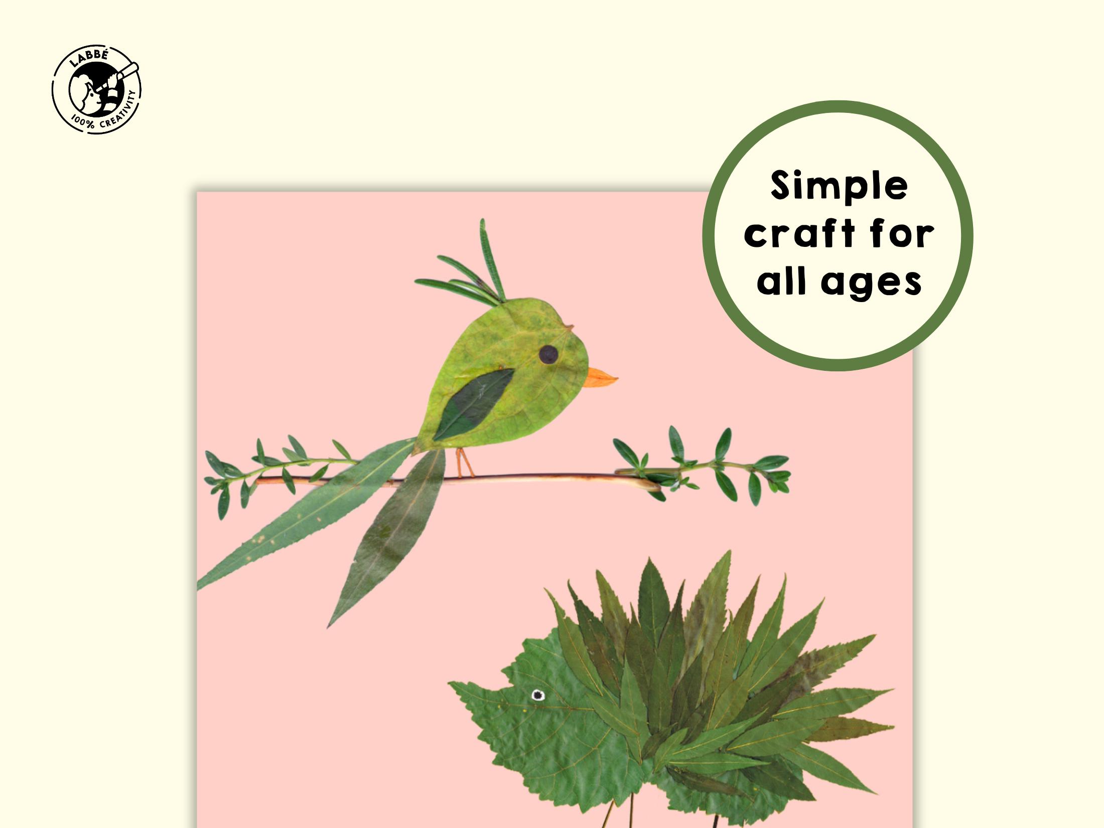 Leaf Collages | Autumn Nature Craft | DIY Leaf Art | Printable Fall ...