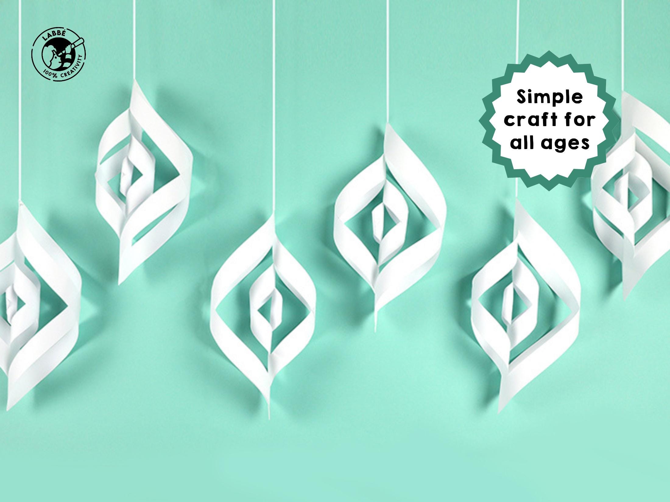 3D Snowflakes | DIY Winter Decor | Printable Snowflake Templates ...
