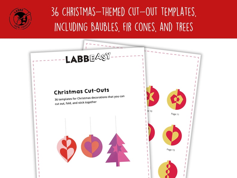 Christmas Cut-outs | DIY Holiday Decorations | Printable Christmas ...