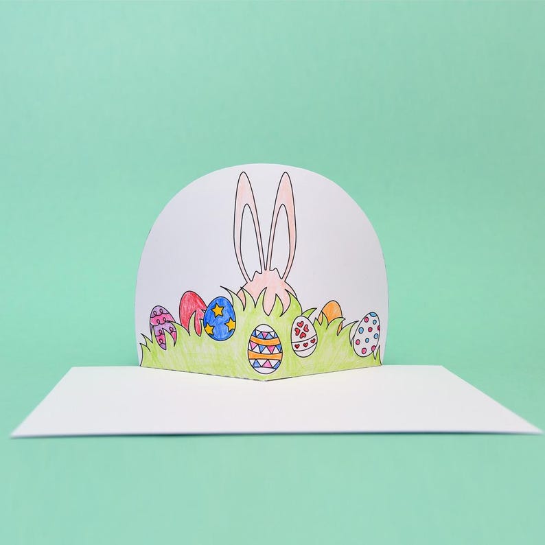 Pop-up Easter Cards | DIY Easter Card Craft | Printable Pop-up ...