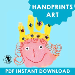 Handprint Art | Fun Fingerprint Characters | DIY Handprint Templates ...