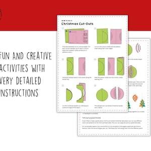 Christmas Cut-outs DIY Holiday Decorations Printable Christmas ...