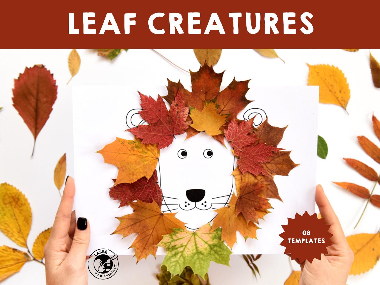 Leaf Creatures | Fall Craft | DIY Leaf Animal Templates | Creative Leaf ...