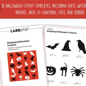 Halloween Cutouts | DIY Halloween Decor | Printable Craft Templates ...