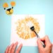 Fork-print Animal Templates: Fun DIY Kids Craft (PDF Download) - Etsy