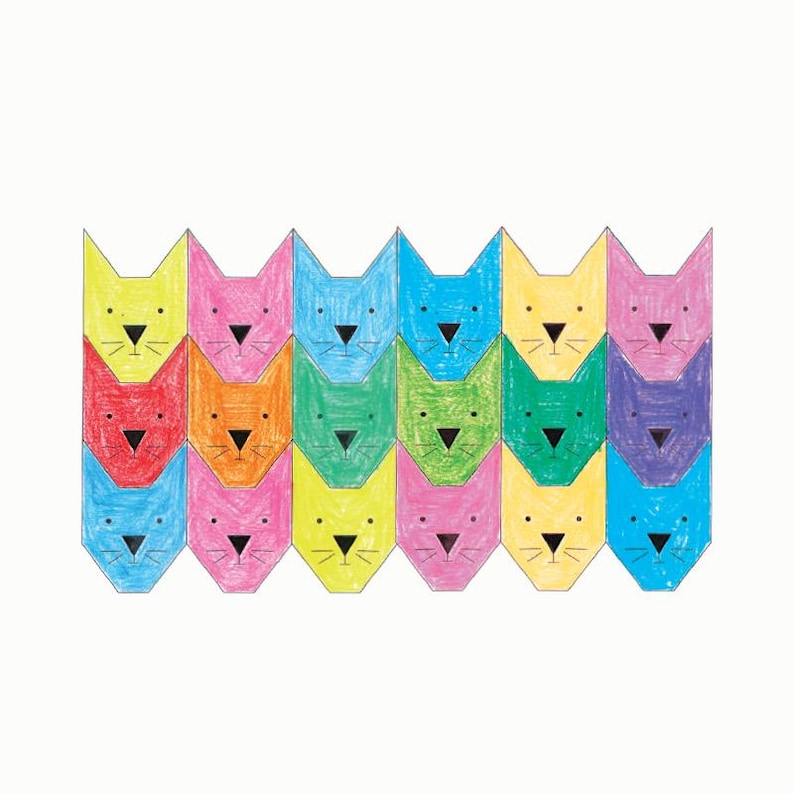 Animal Tessellation Templates Printable, Geometry Art Activity for Kids ...