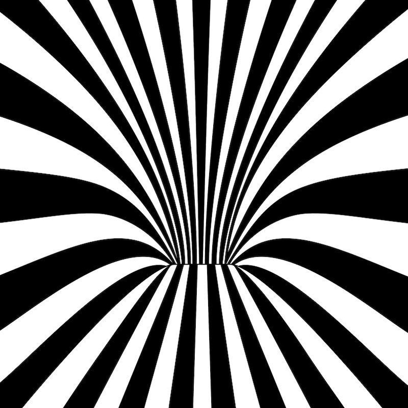 Op Art Coloring Templates: Geometric Optical Illusions (PDF Pattern) - Etsy