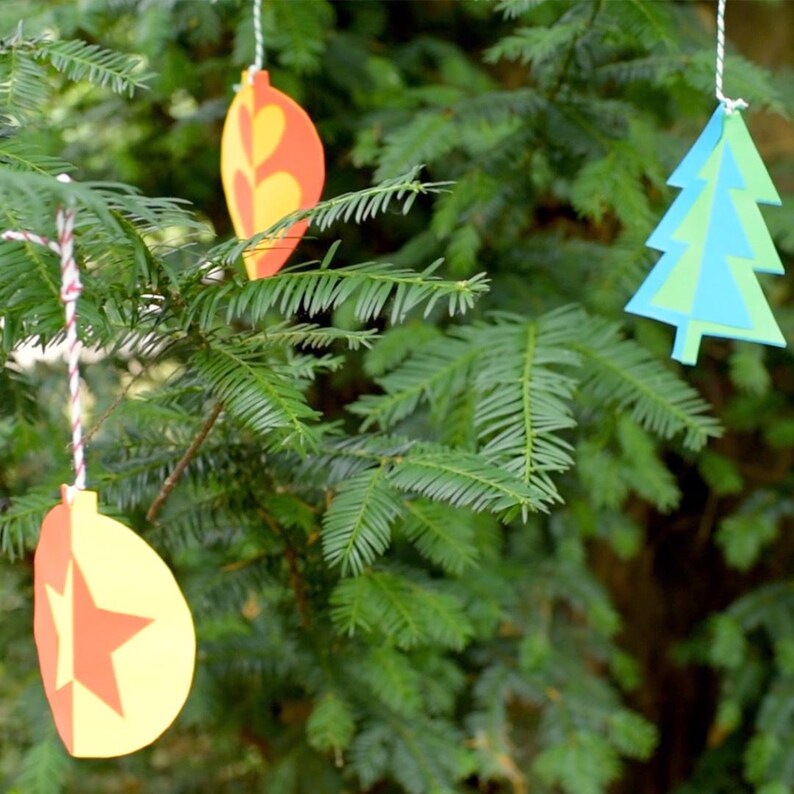 Christmas Cut-out Templates: DIY Holiday Paper Art (PDF Pattern) - Etsy