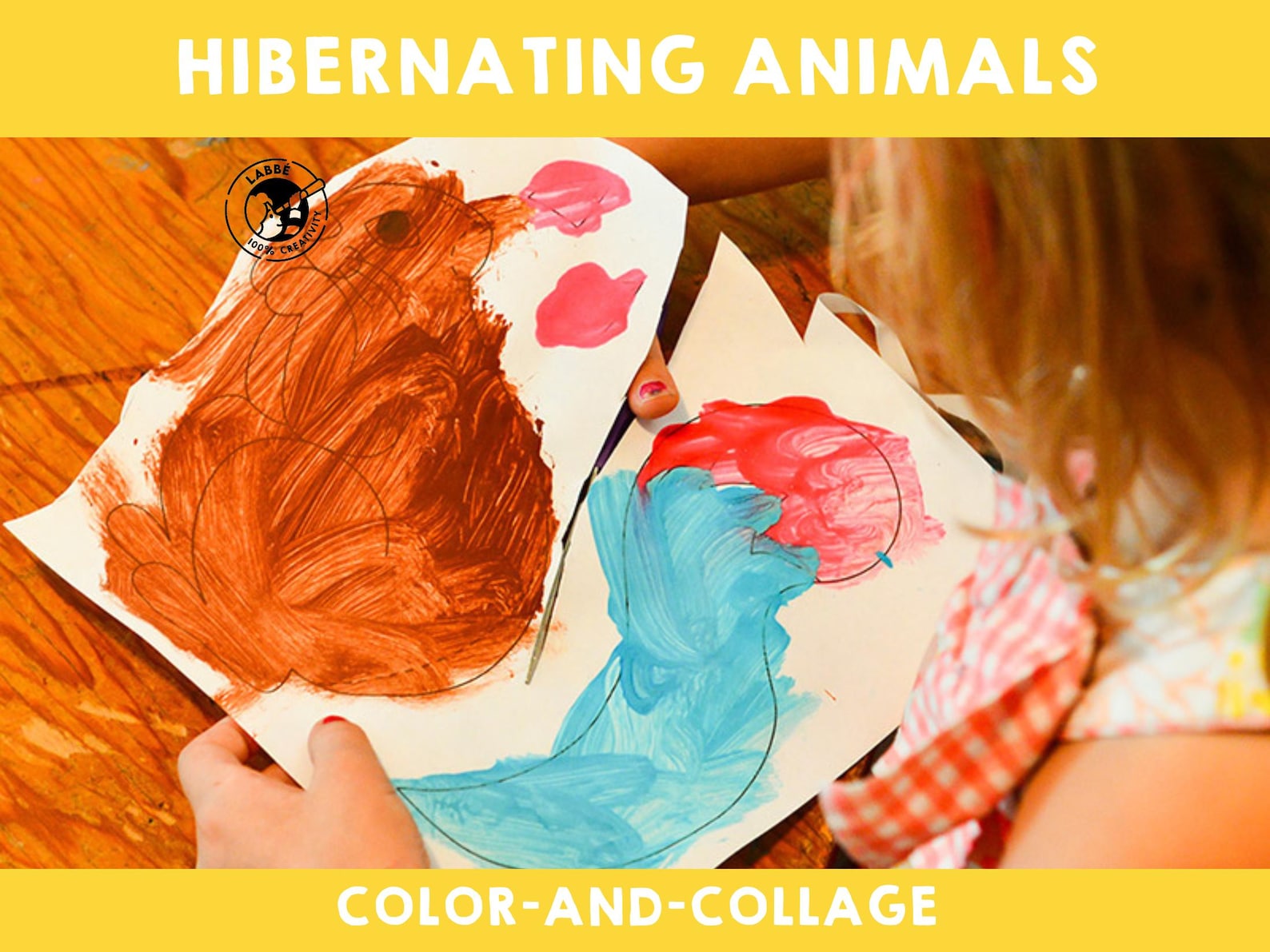 Hibernating Animals Collage DIY Animal Craft Templates Printable ...