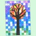 Grid Trees | Warm and Cold Colors | Creative Coloring Activity | Poster ...