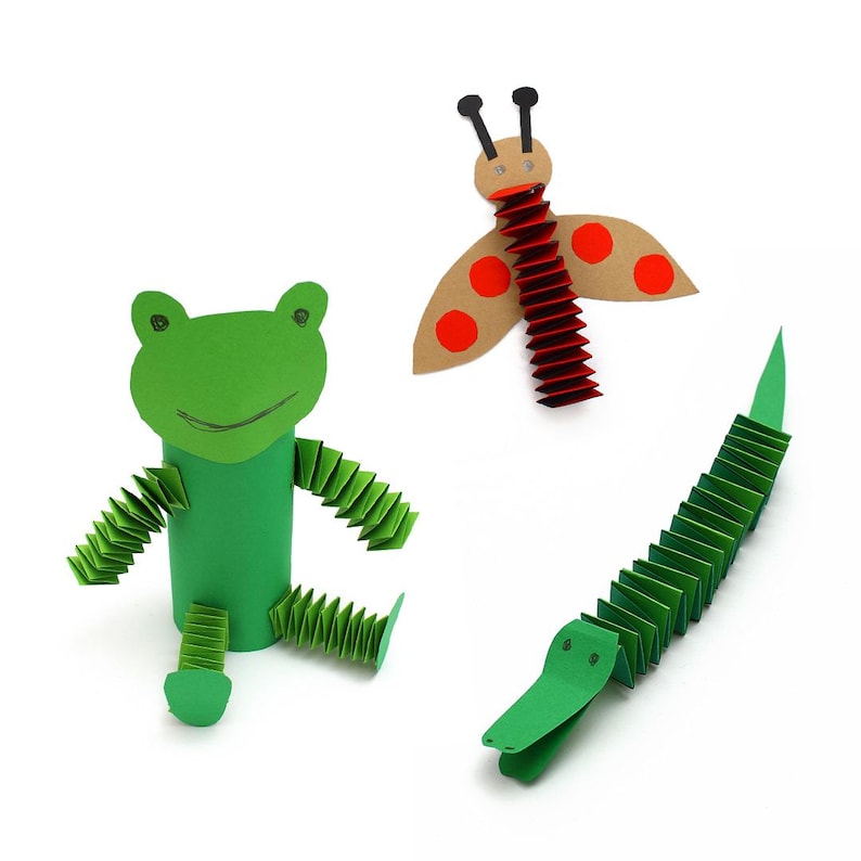 Paper Spring Craft Projects: DIY Kids Activity (PDF Pattern) - Etsy