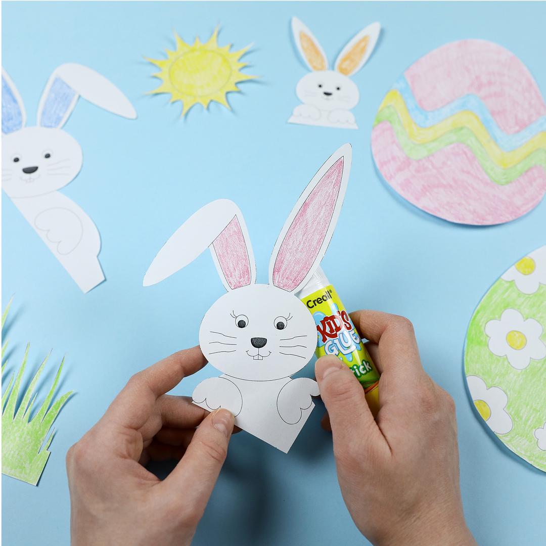 Easter Window Display Craft: Bunny & Egg Templates (PDF Pattern) - Etsy