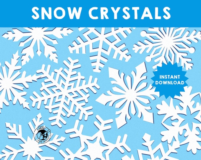 3D Snowflakes | DIY Winter Decor | Printable Snowflake Templates ...