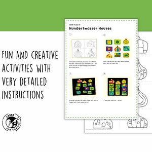 Hundertwasser Houses | DIY Artistic Architecture | Printable Coloring ...