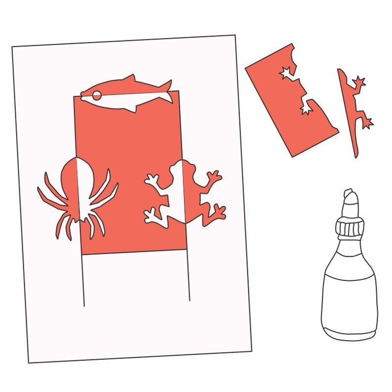 Notan Contrast Images Japanese Art Technique DIY Notan Templates ...