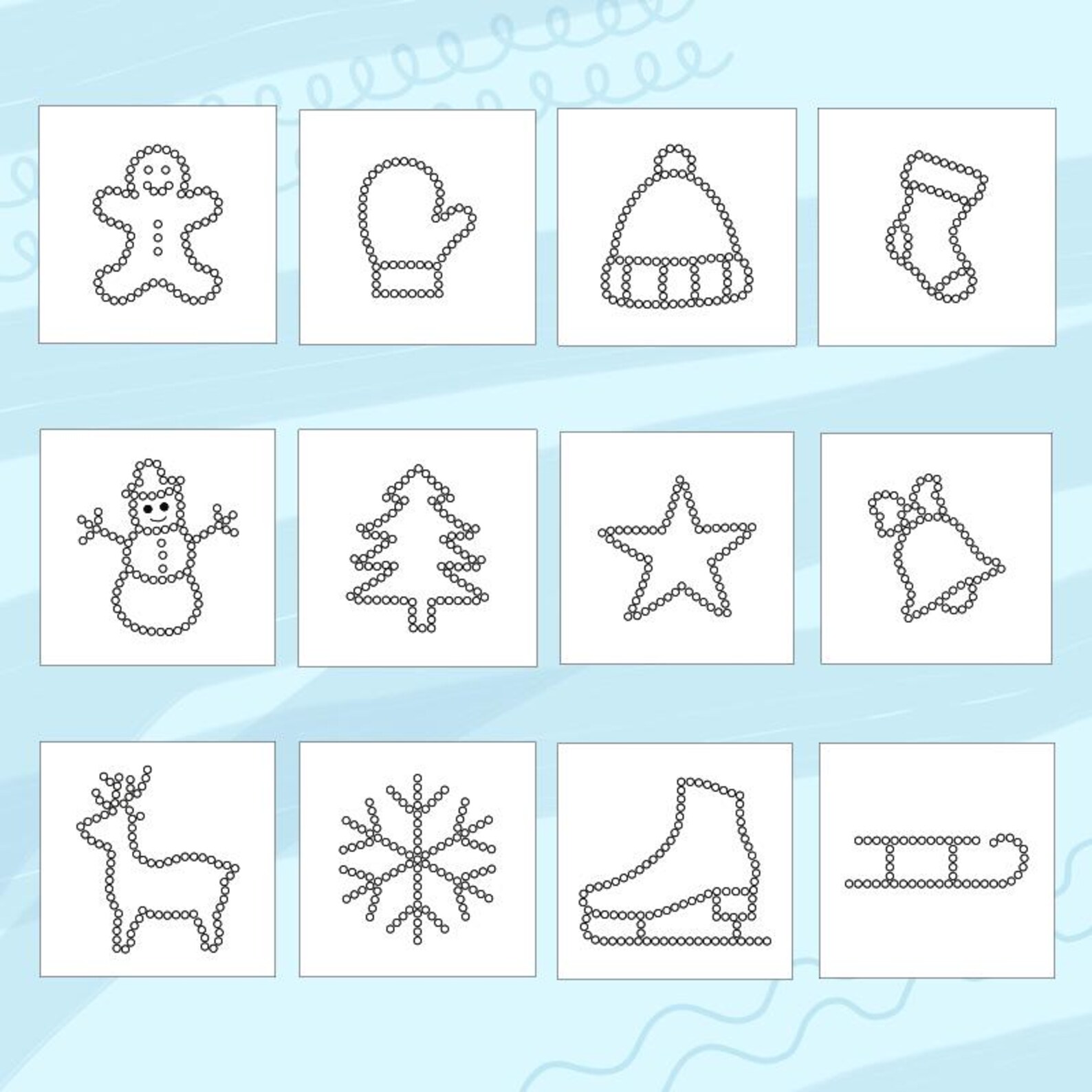 Winter Dot Painting | DIY Winter Craft for Kids | Printable Dot ...