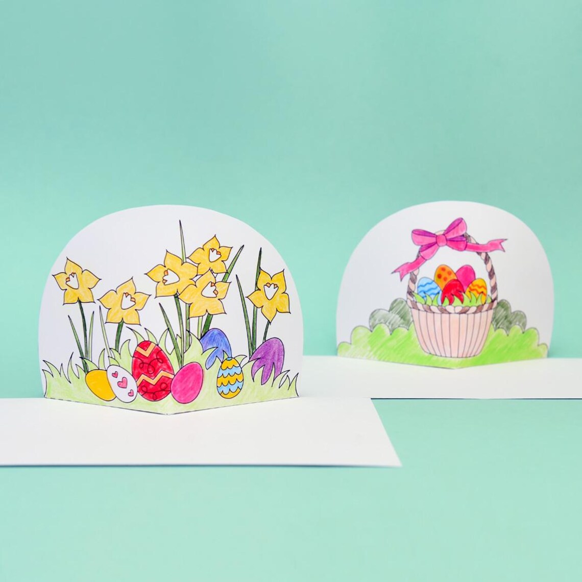 Pop-up Easter Cards | DIY Easter Card Craft | Printable Pop-up ...