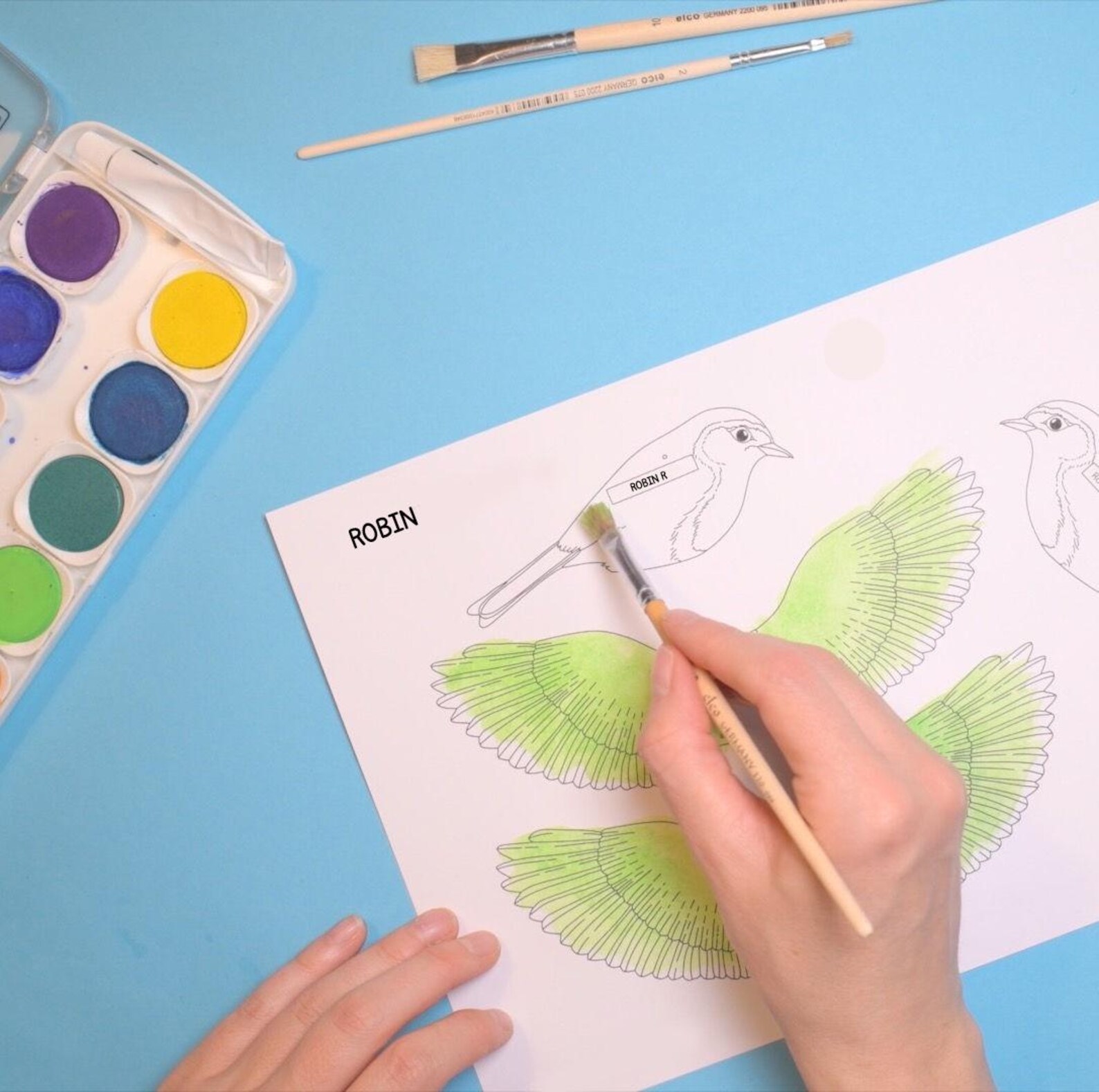 Songbird Craft Kit: DIY Printable Bird Mobile (PDF) - Etsy