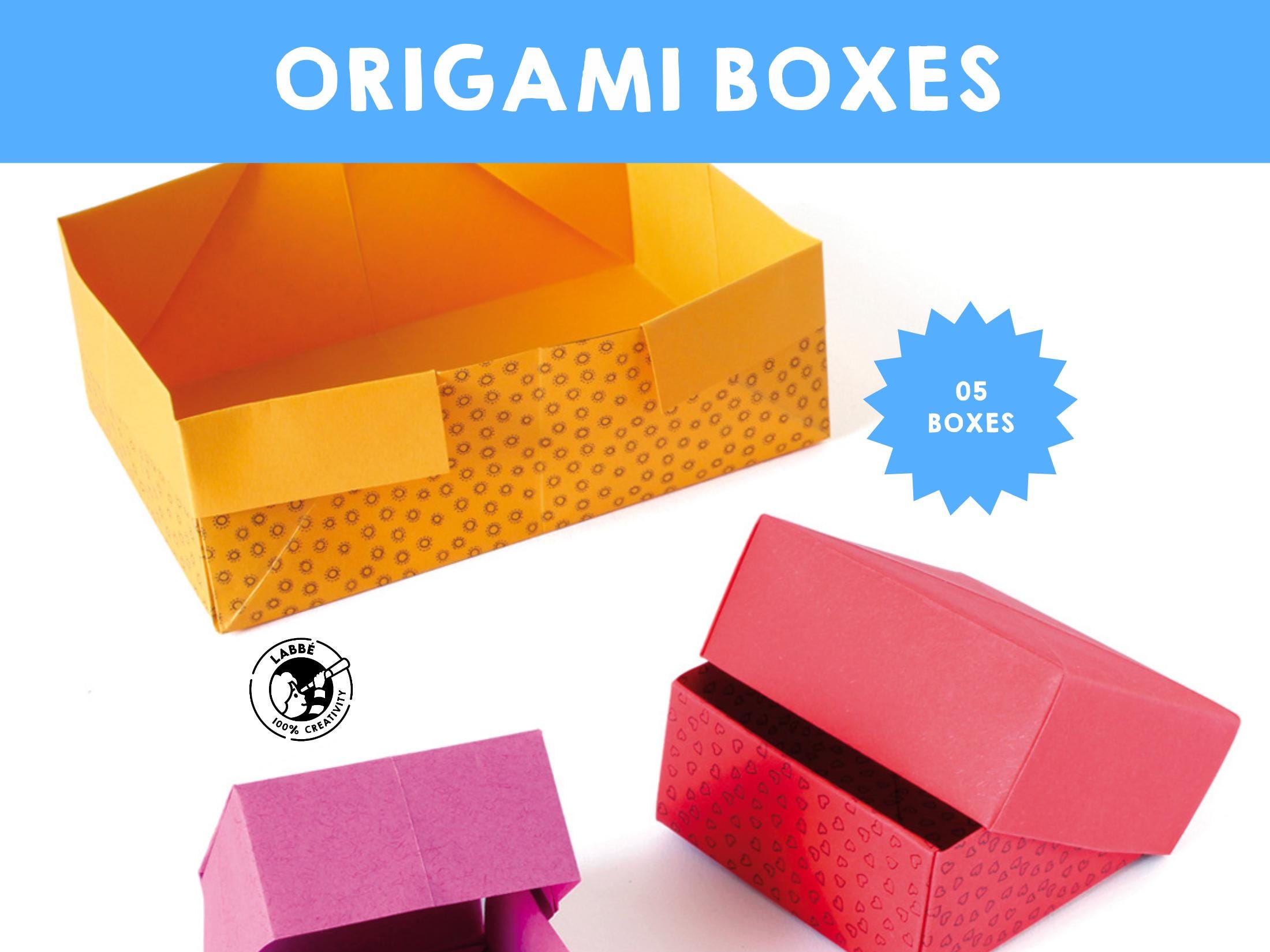 Origami Box Templates: DIY Paper Craft Projects (PDF Pattern) - Etsy