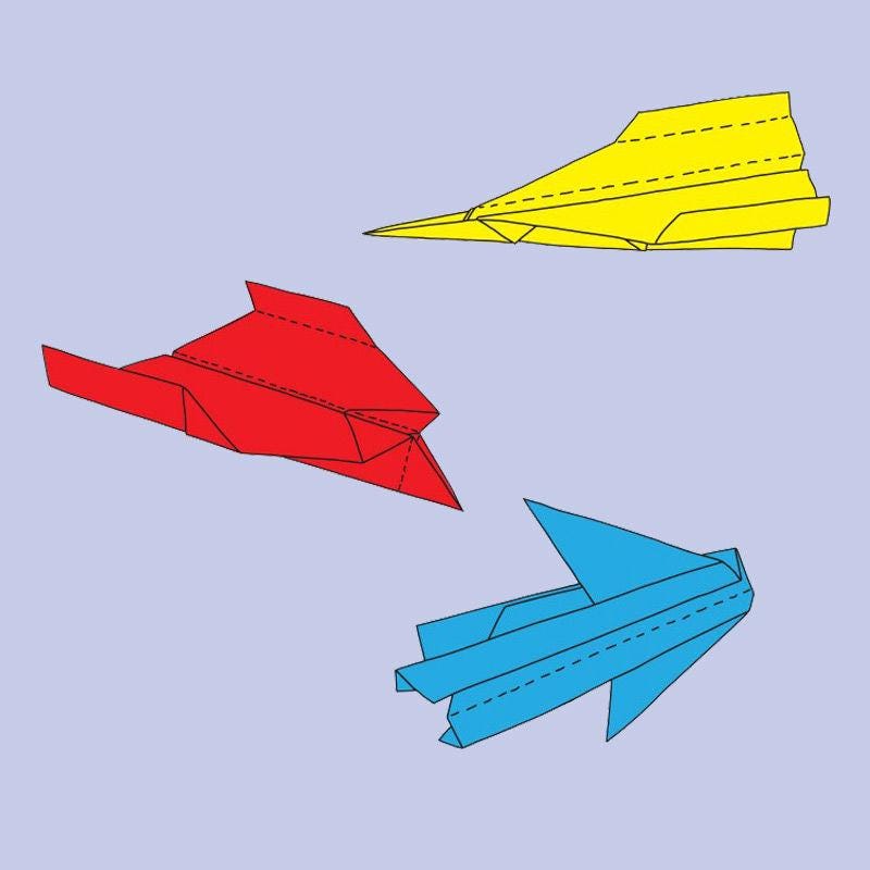 DIY Paper Plane Folding Guide: 6 Fun Designs (step-by-step-instructions ...