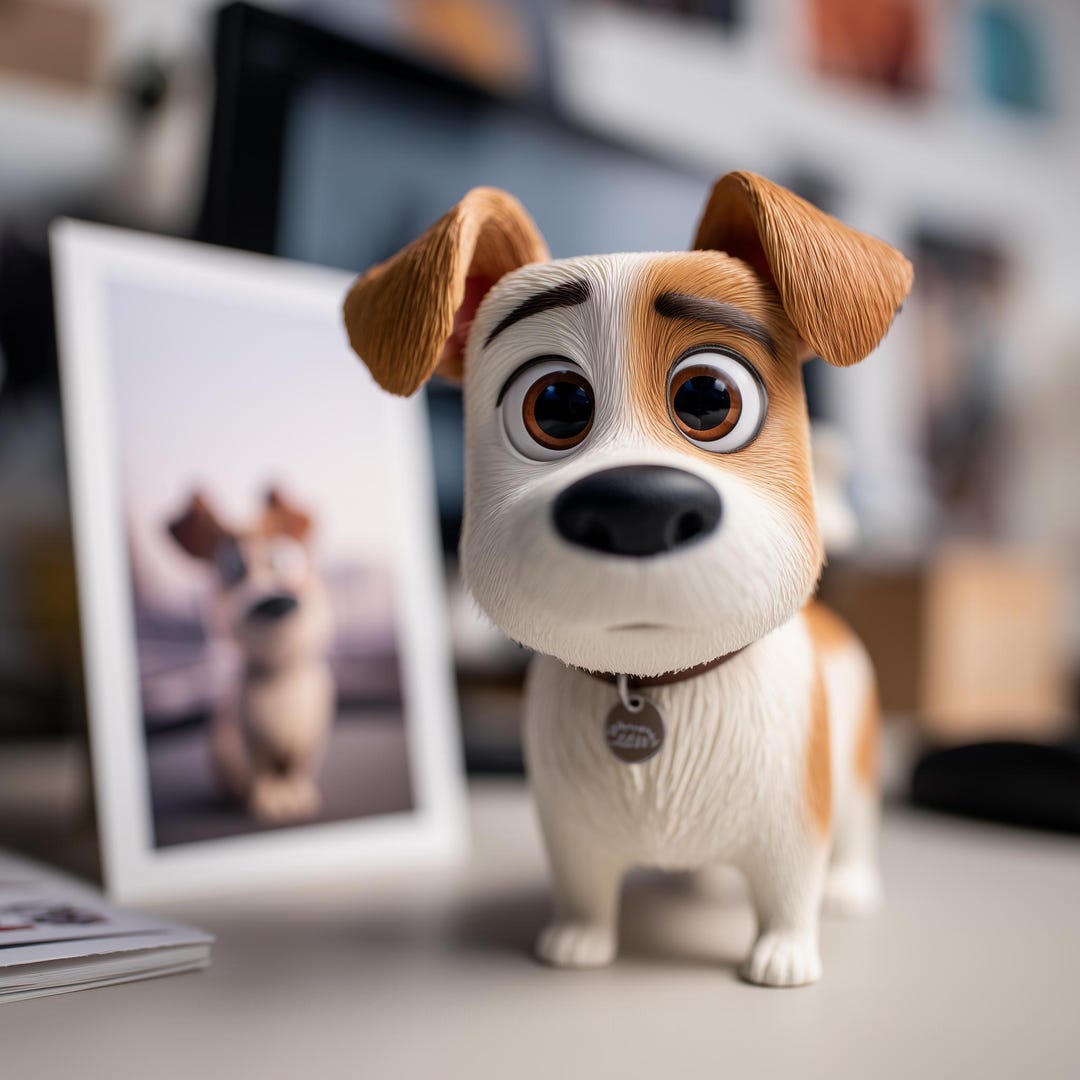 Custom 3D Pet Action Figure: Personalized Pet Memorial Figurine - Etsy