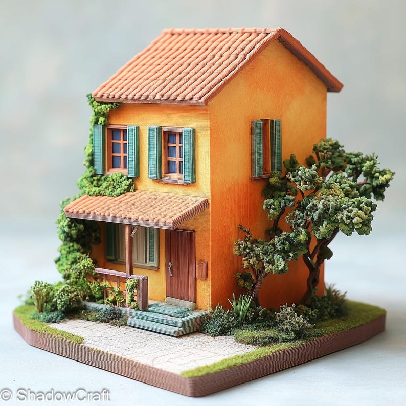 Miniature Marvels, 3D House Models, Precision Crafted, 3D Models of ...