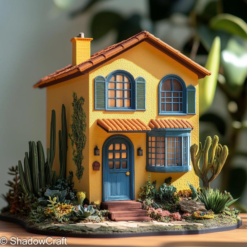 Miniature Marvels, 3D House Models, Precision Crafted, 3D Models of ...