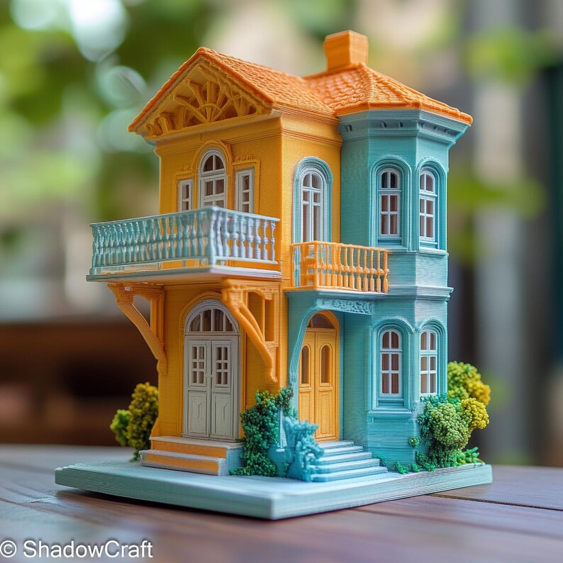 Miniature Marvels, 3D House Models, Precision Crafted, 3D Models of ...