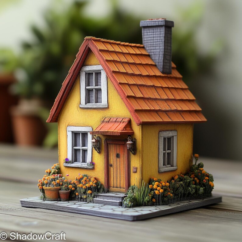 Miniature Marvels, 3D House Models, Precision Crafted, 3D Models of ...