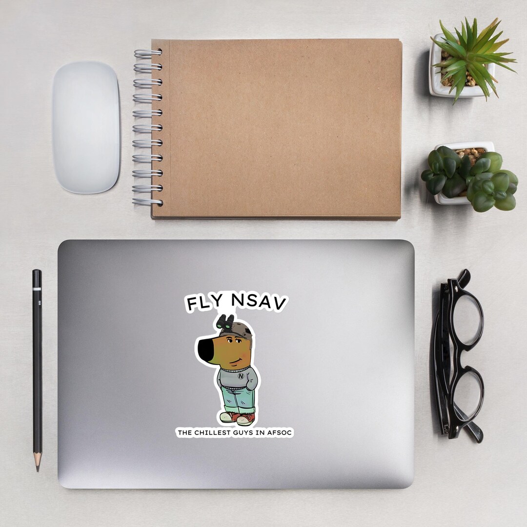 Just a Chill NSAV Guy Sticker (simple) - Etsy