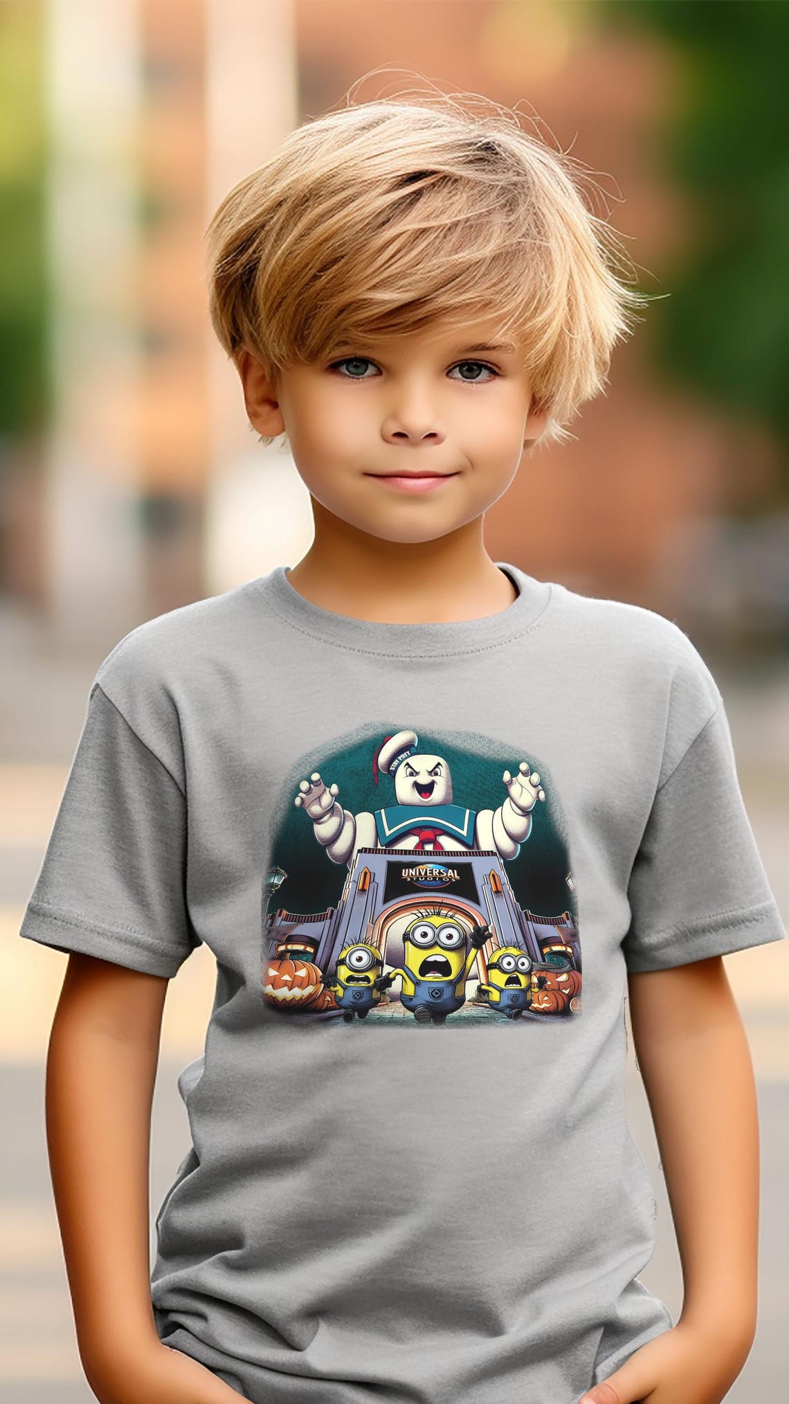 Stay Puft Marshmallow Man Kids Tee, Universal Studios, Minions Scared ...