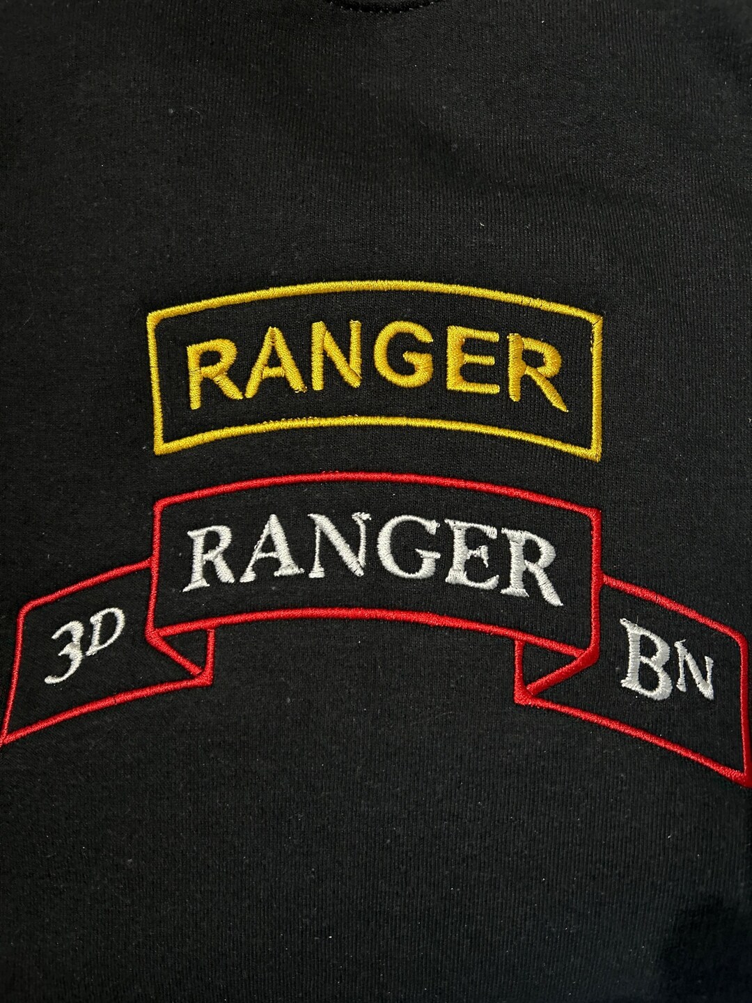 US Army Ranger 75th Regiment 3rd Battalion, Long Sleeve, Classic Fit ...