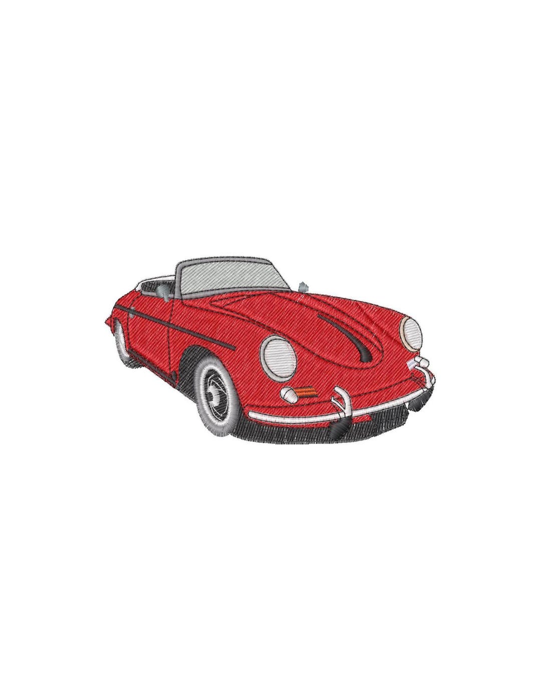 Classic Car Embroidery Desgin, Machine Embroidery File, Instant ...