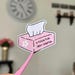 A Tissue for Every Chapter Tissue Box Sticker, Holographic Tissue Box ...