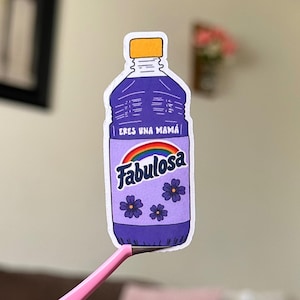 Eres Una Mama Fabulosa Sticker, Latina Sticker, Mama Latina Sticker ...