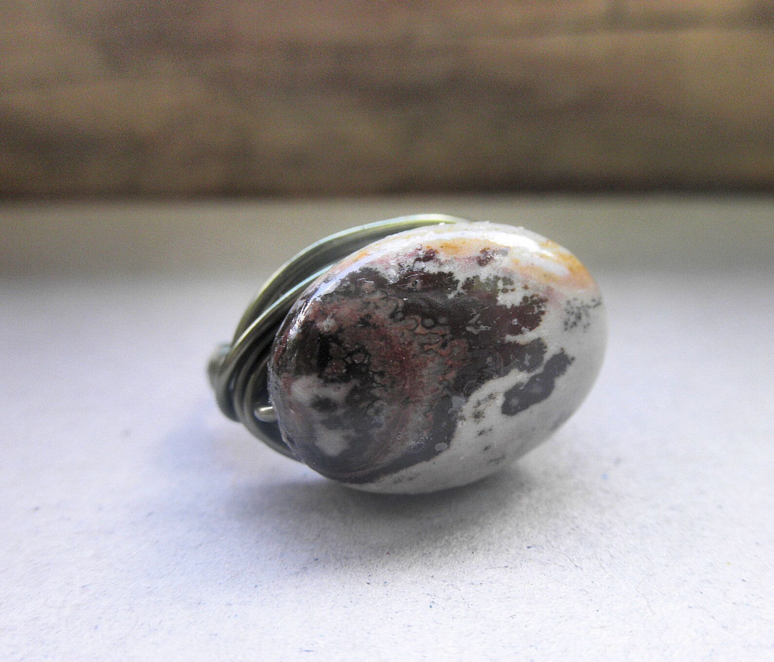 Jasper Ring. YOU Choose the Stone. Brown Ring. Unique Stones. - Etsy