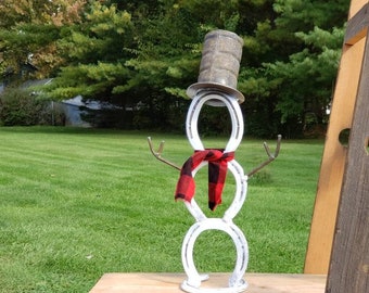 Metal snowman | Etsy