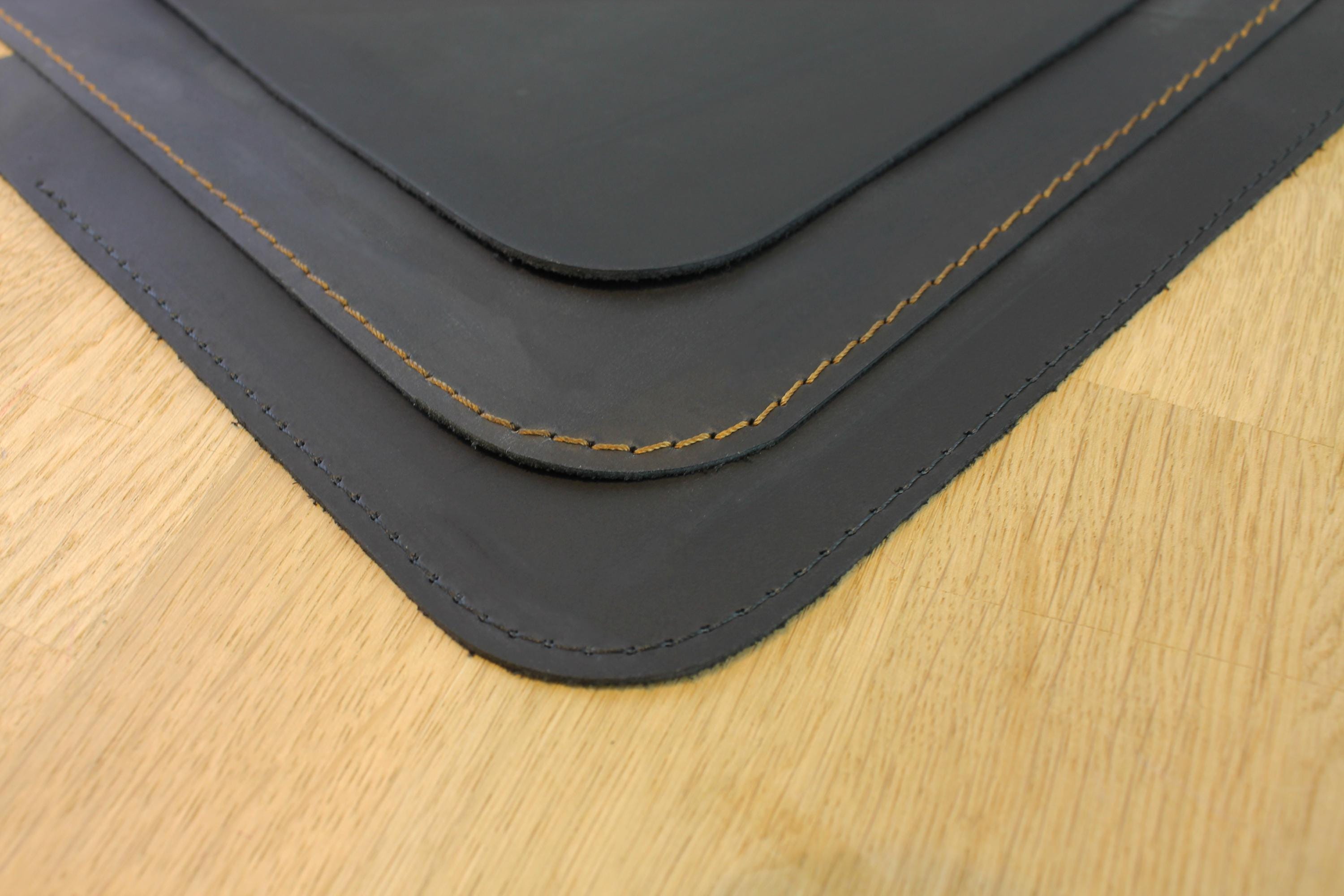 Custom Leather Desk Mat: Personalized Office Desk Pad , Full Grain ...