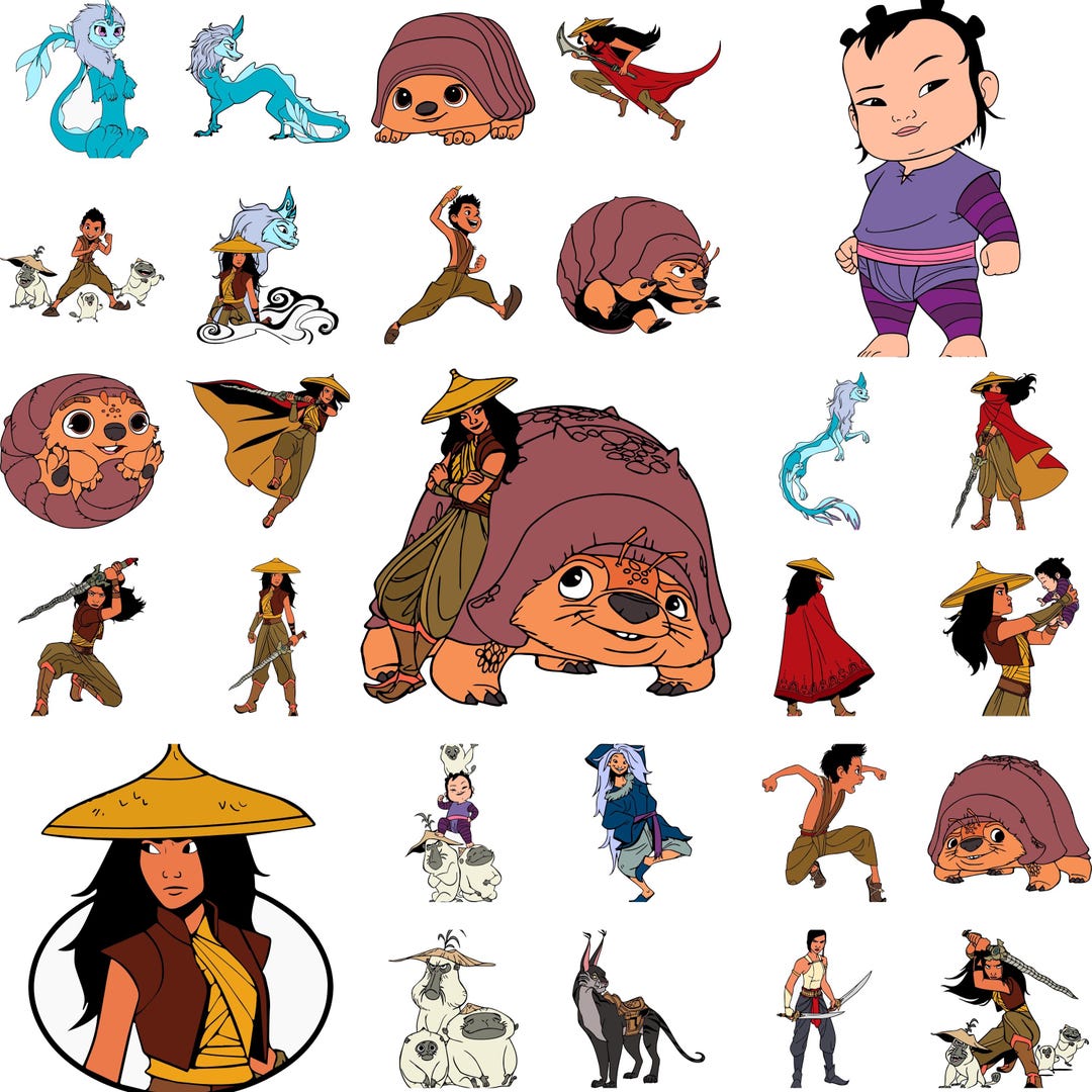 Raya SVG, Raya and the Last Dragon Svg Bundle, Raya Svg for Cricut ...