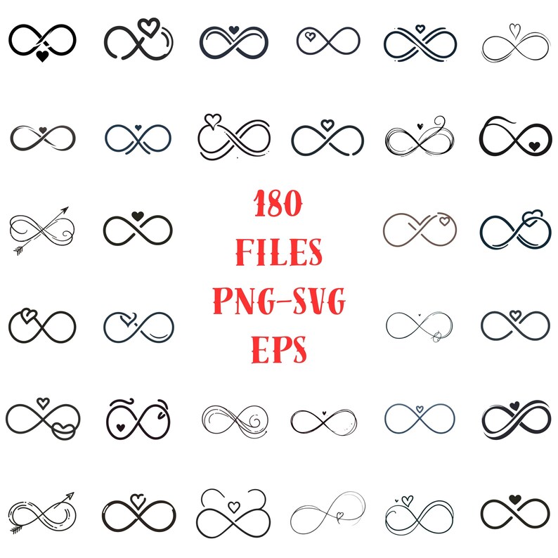Infinity Svg, Infinity Love Svg Bundle, Forever Infinity Svg, Infinity ...