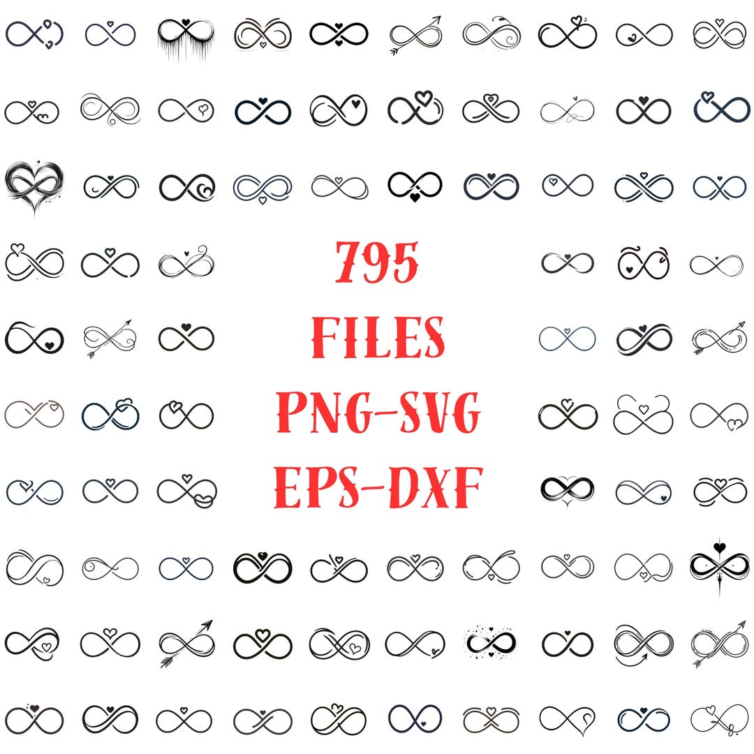 Infinity Svg, Infinity Love Svg Bundle, Forever Infinity Svg, Infinity ...