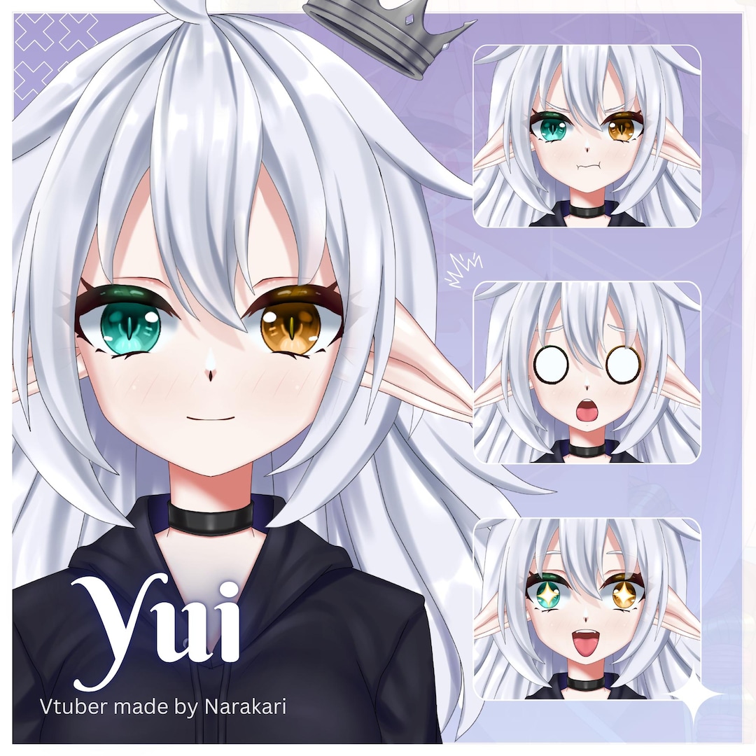 Vtuber Live2d Model Design Vtuber Custom Vtuber Asset Vtuber Model ...