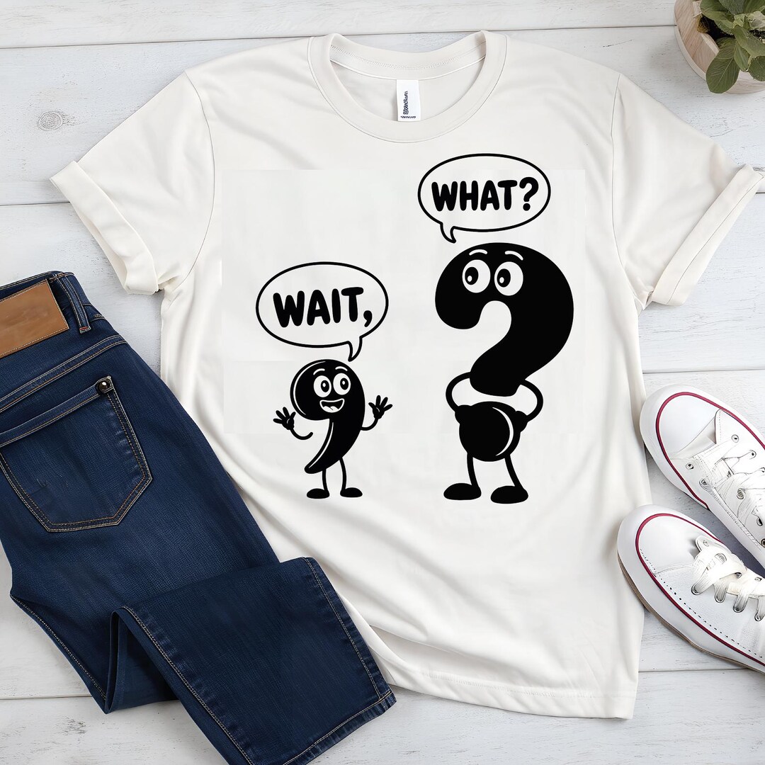 Wait What? Funny Cartoon SVG PNG – Sarcastic Clipart - Etsy